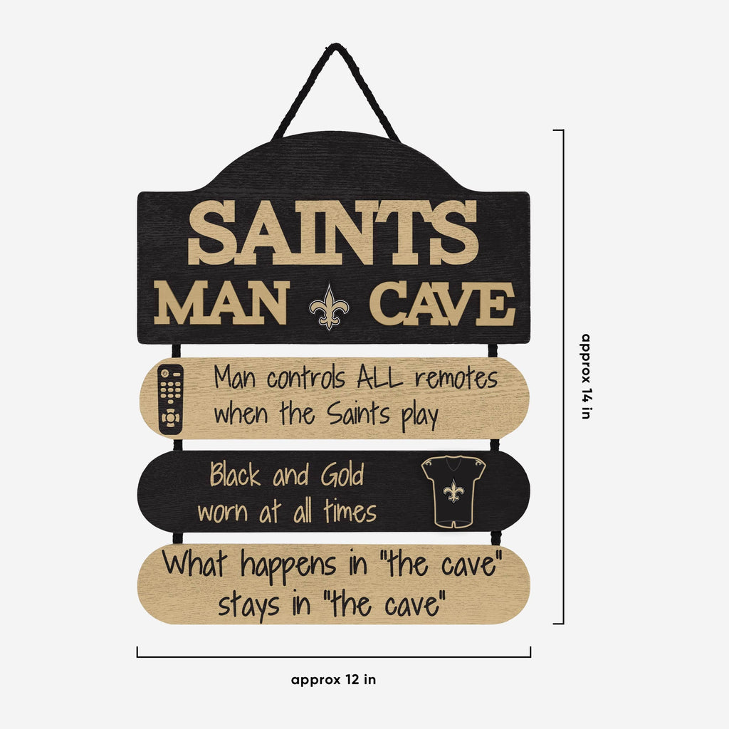 New Orleans Saints Mancave Sign FOCO