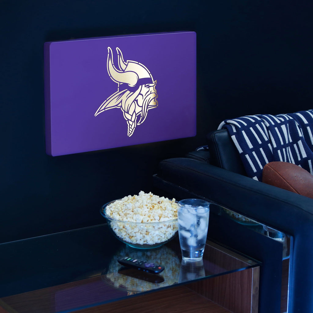 Minnesota Vikings Metal Light Up Logo Sign FOCO