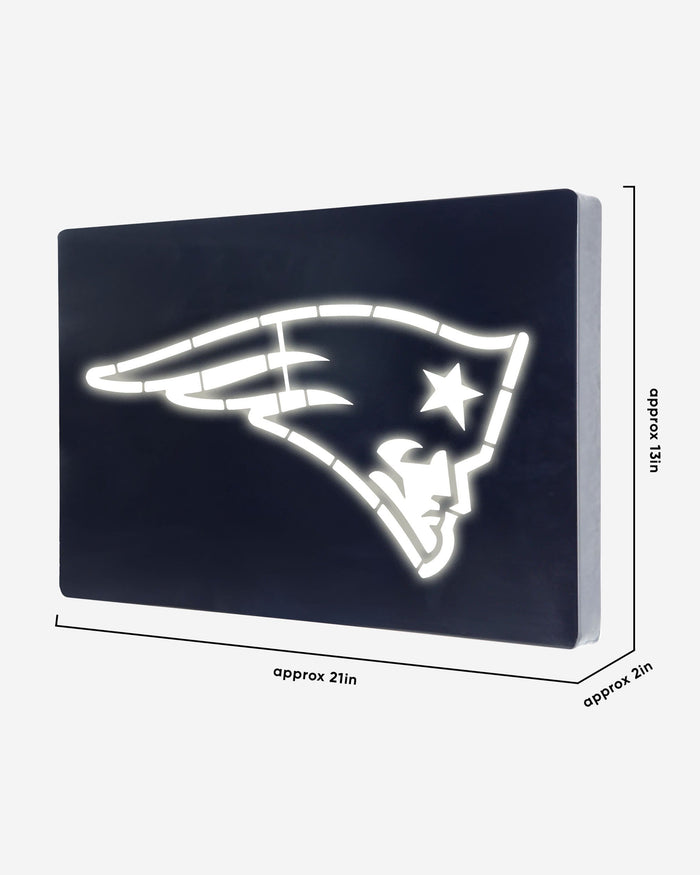 New England Patriots Metal Light Up Logo Sign FOCO
