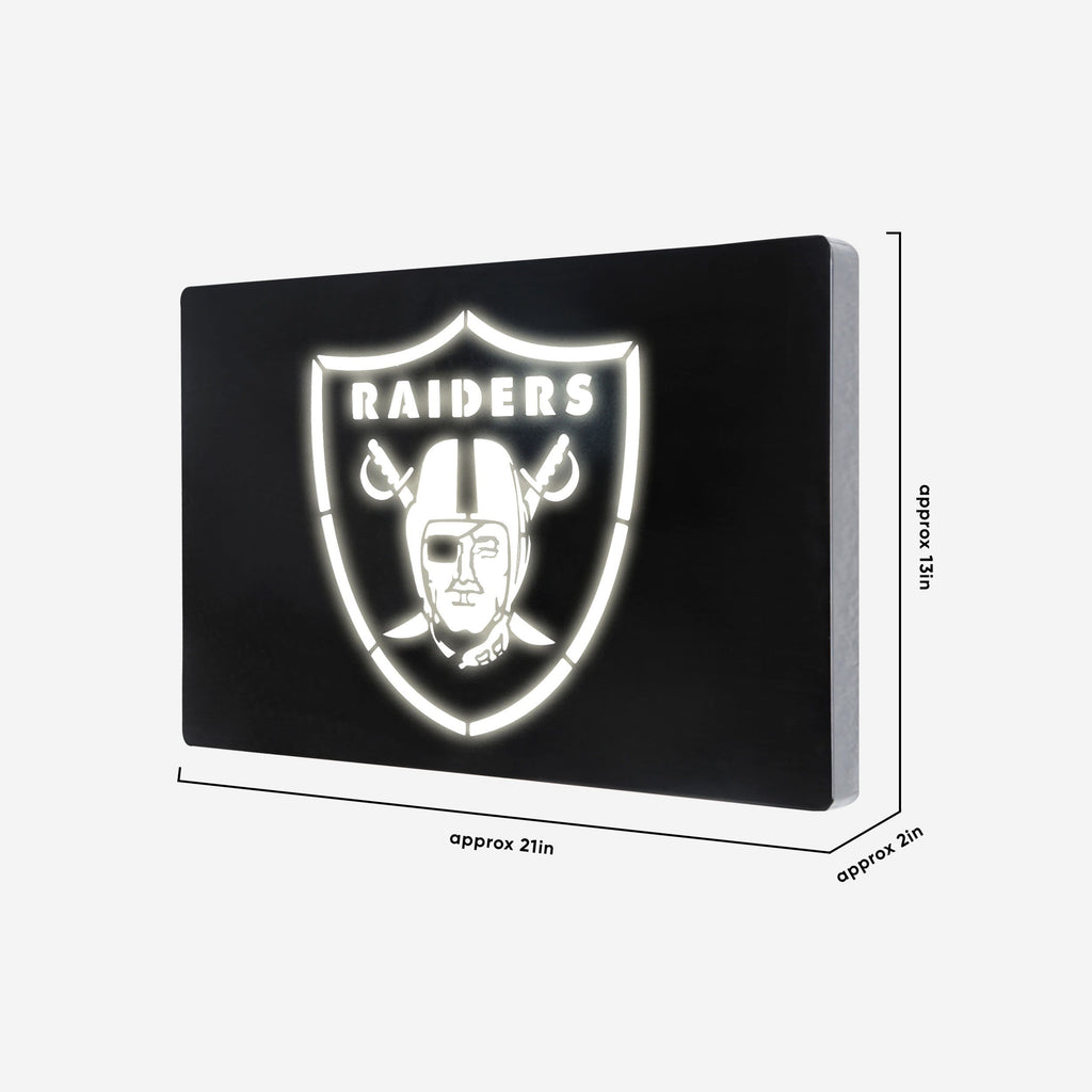 Las Vegas Raiders Metal Light Up Logo Sign FOCO