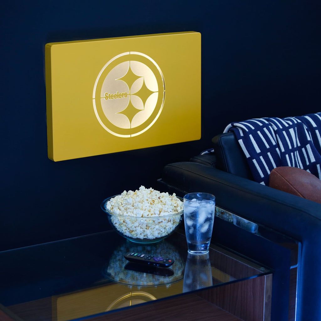 Pittsburgh Steelers Metal Light Up Logo Sign FOCO