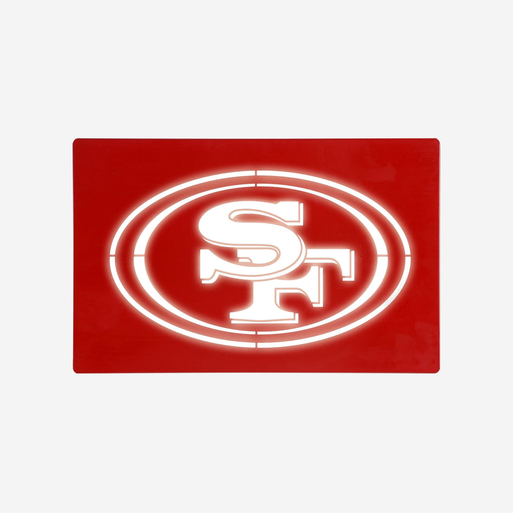 San Francisco 49ers Metal Light Up Logo Sign FOCO