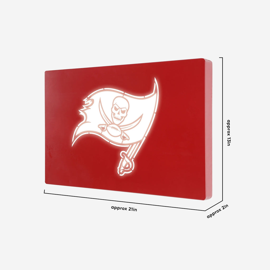 Tampa Bay Buccaneers Metal Light Up Logo Sign FOCO
