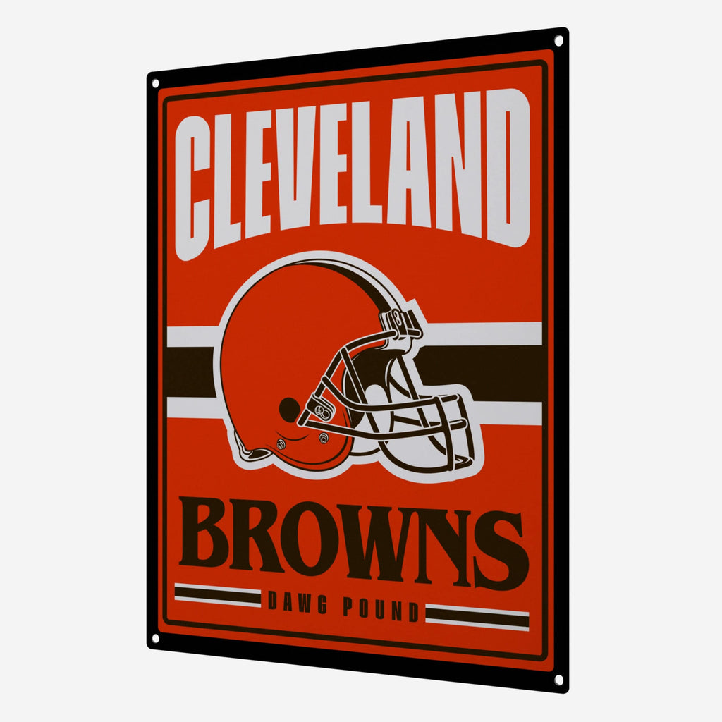 Cleveland Browns Metal Tacker Wall Sign FOCO