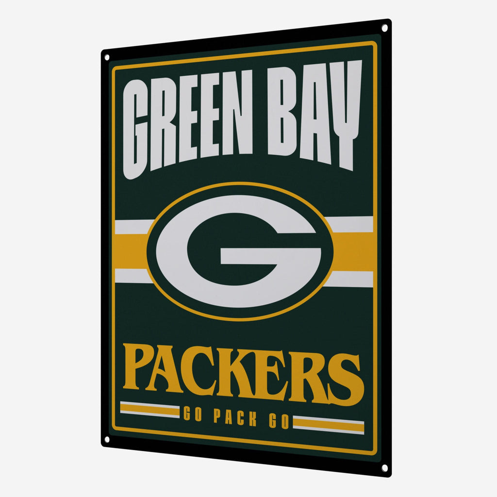 Green Bay Packers Metal Tacker Wall Sign FOCO
