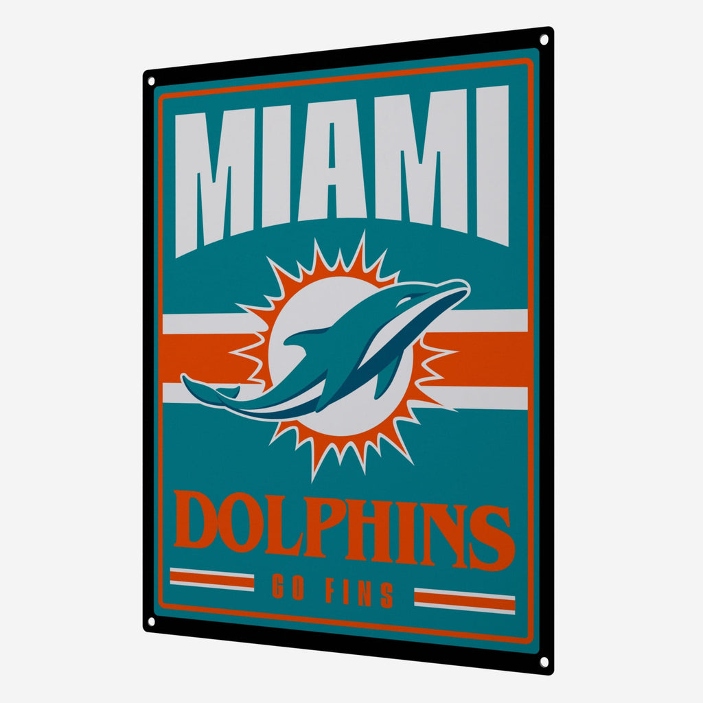 Miami Dolphins Metal Tacker Wall Sign FOCO