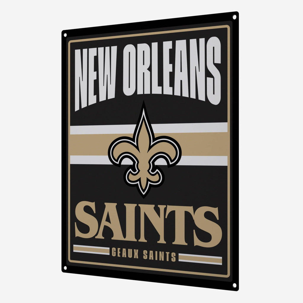 New Orleans Saints Metal Tacker Wall Sign FOCO
