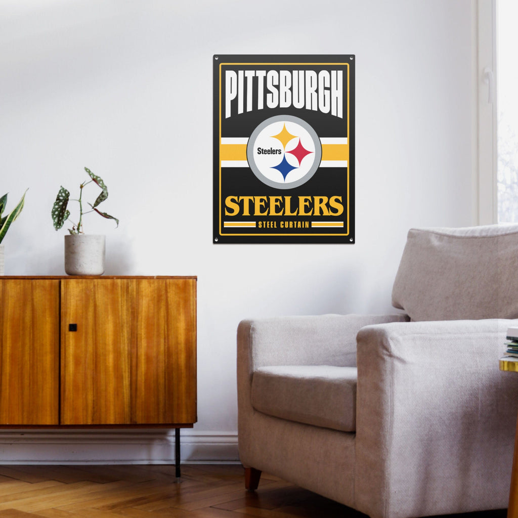 Pittsburgh Steelers Metal Tacker Wall Sign FOCO