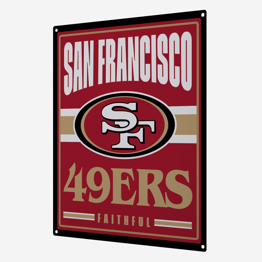 San Francisco 49ers Metal Tacker Wall Sign FOCO