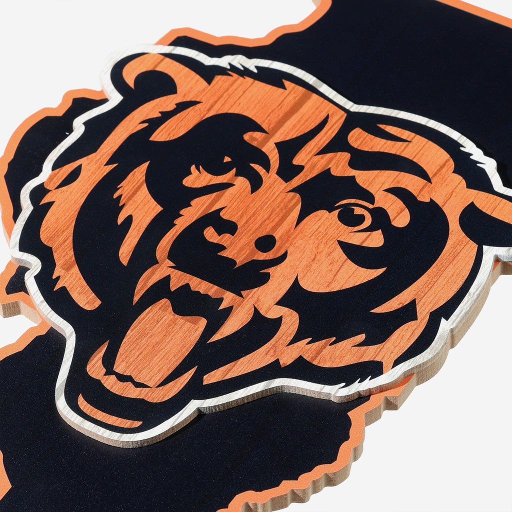 Chicago Bears Wood State Sign FOCO