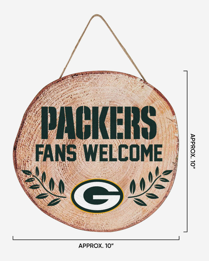 Green Bay Packers Wood Stump Sign FOCO
