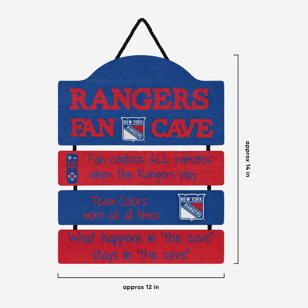 New York Rangers Mancave Sign FOCO
