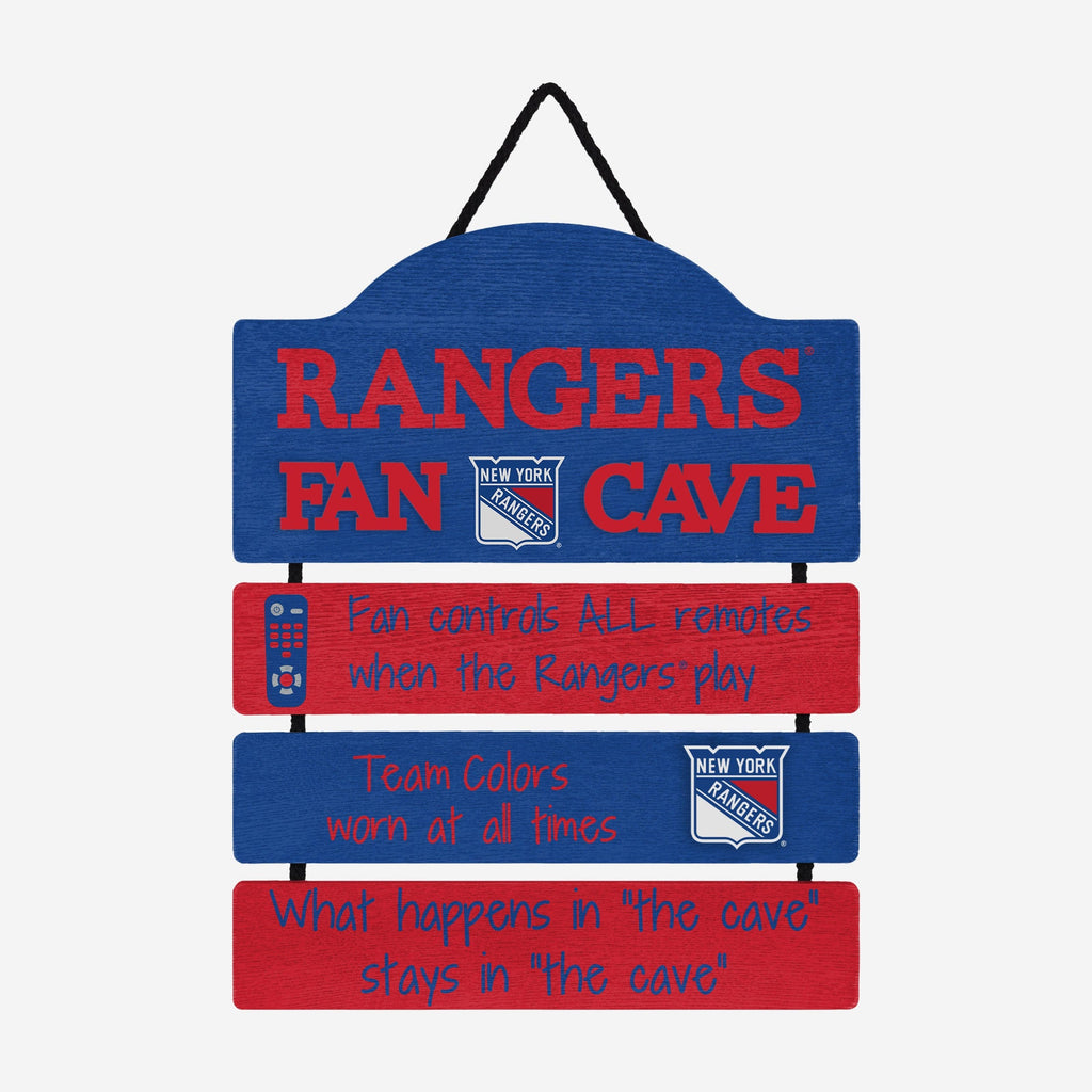 New York Rangers Mancave Sign FOCO