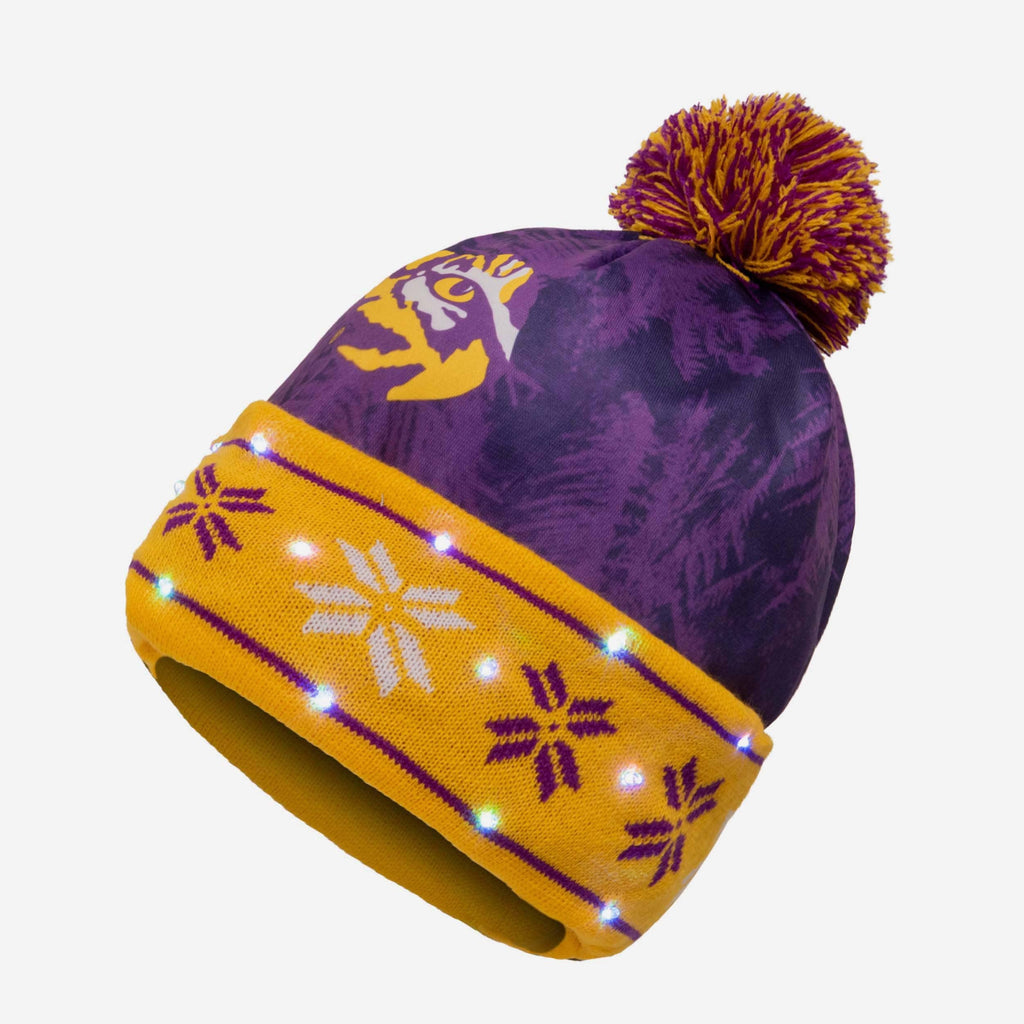 LSU Tigers Big Logo Light Up Beanie FOCO