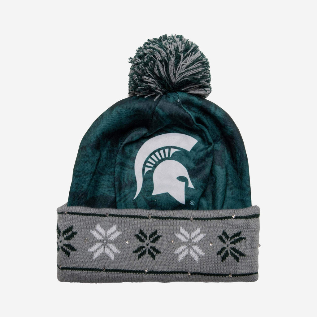 Michigan State Spartans Big Logo Light Up Beanie FOCO