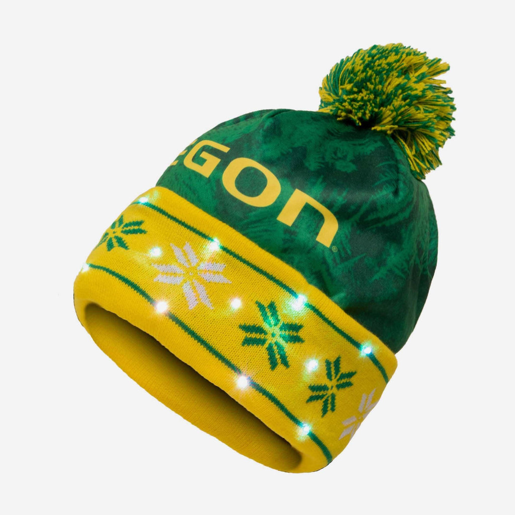 Oregon Ducks Big Logo Light Up Beanie FOCO