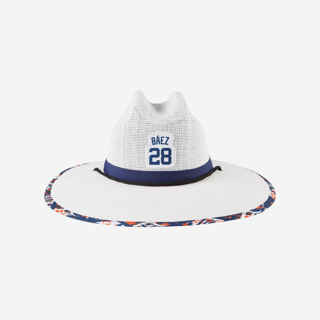 Javier Baez Detroit Tigers Straw Hat FOCO