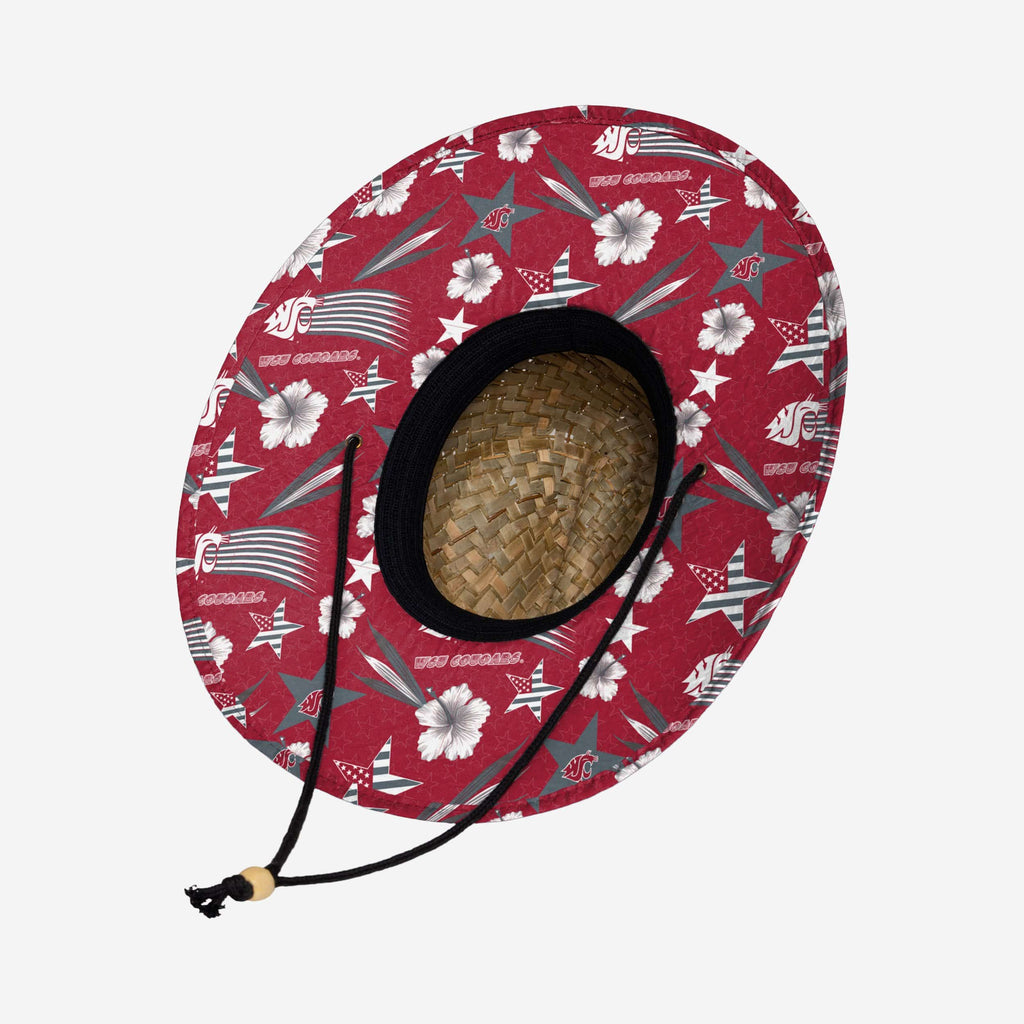 Washington State Cougars Americana Straw Hat FOCO