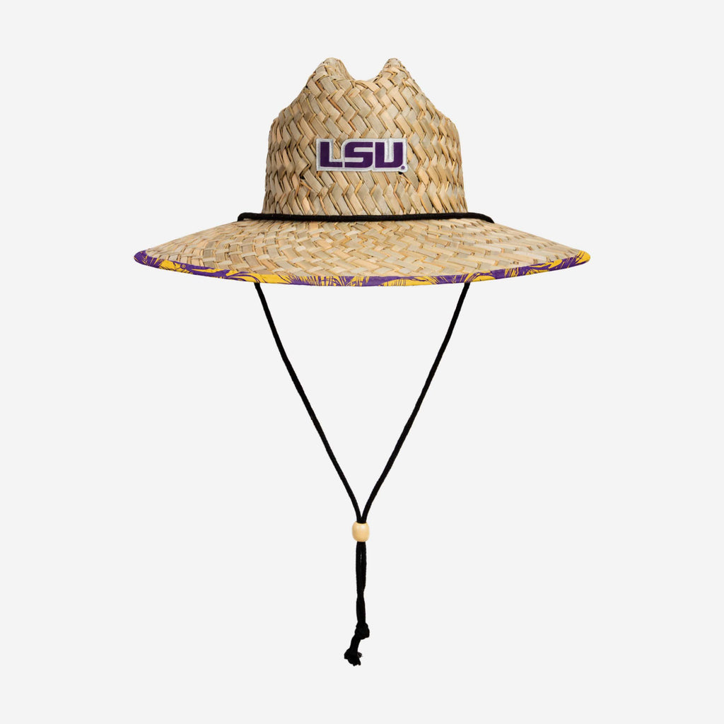 LSU Tigers Floral Straw Hat FOCO