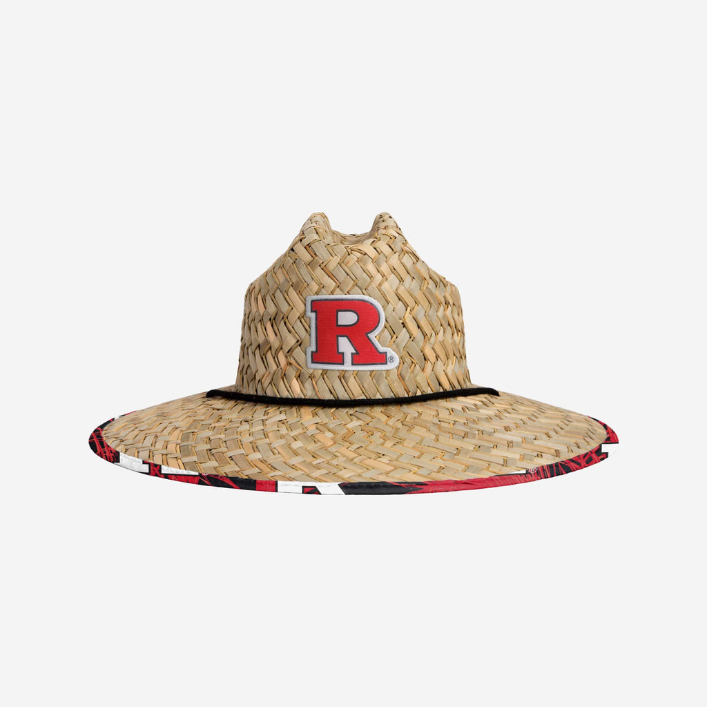 Rutgers Scarlet Knights Floral Straw Hat FOCO
