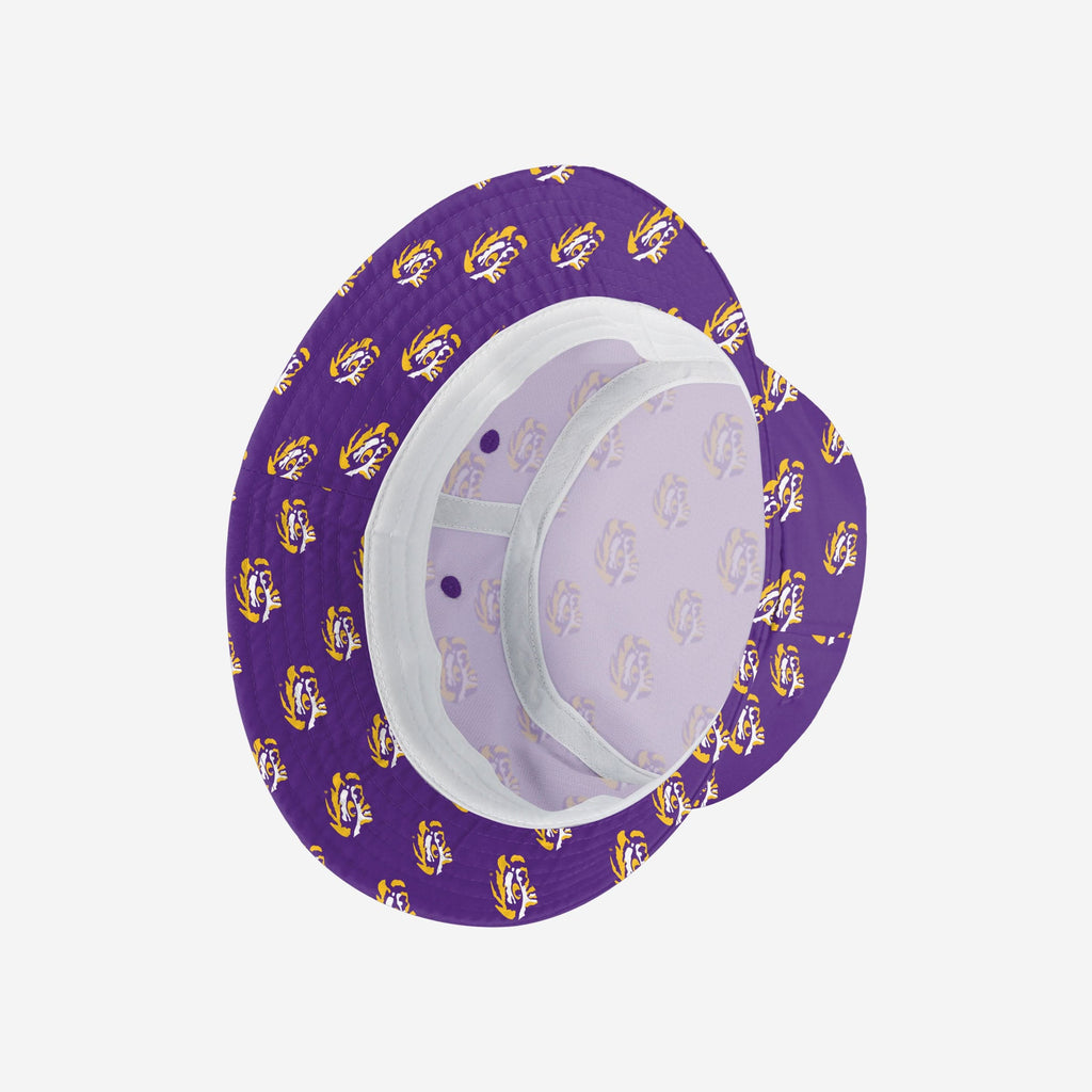 LSU Tigers Mini Print Bucket Hat FOCO