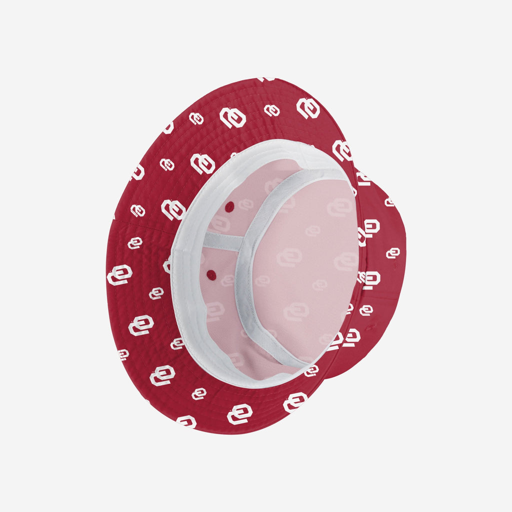 Oklahoma Sooners Mini Print Bucket Hat FOCO