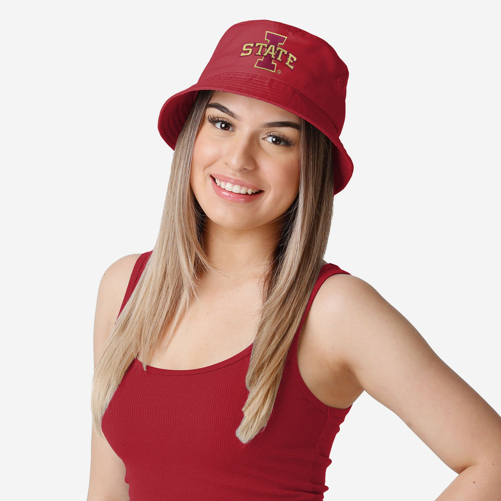 Iowa State Cyclones Solid Bucket Hat FOCO