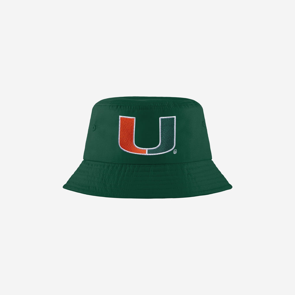 Miami Hurricanes Solid Bucket Hat FOCO