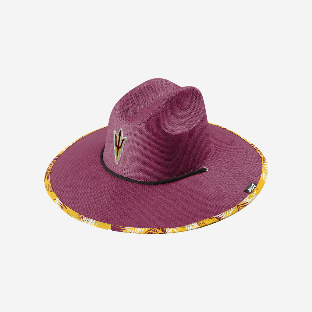 Arizona State Sun Devils Team Color Straw Hat FOCO
