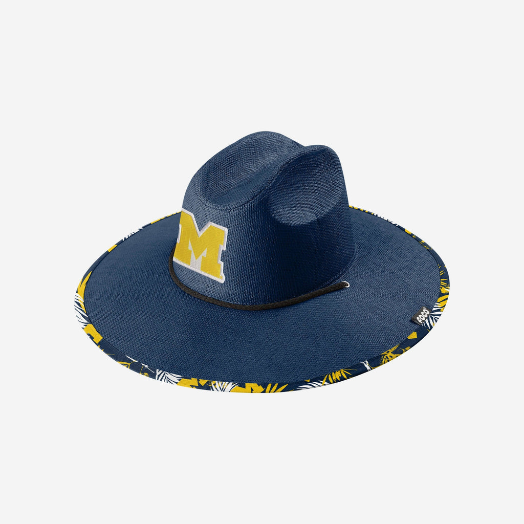 Michigan Wolverines Team Color Straw Hat FOCO