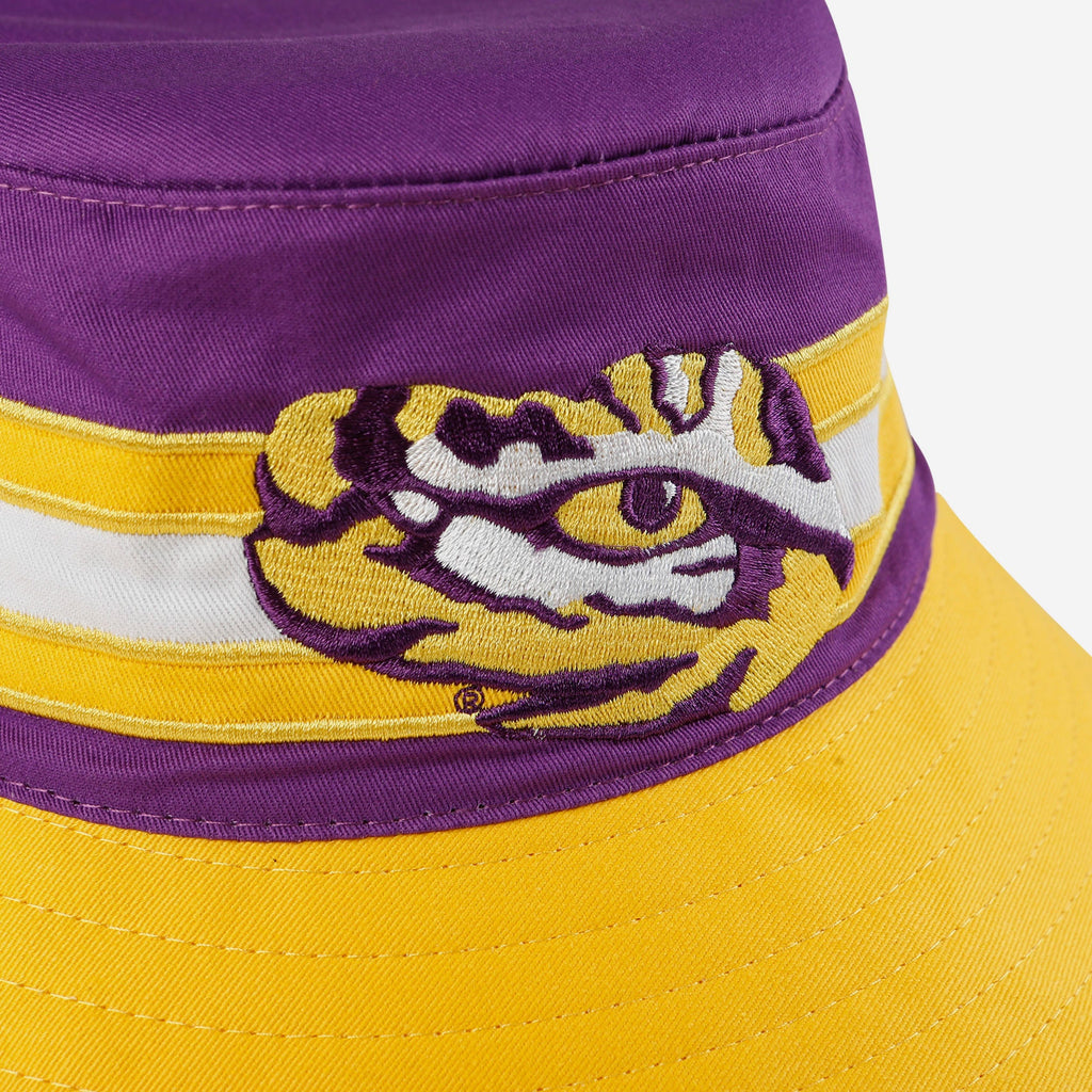 LSU Tigers Team Stripe Bucket Hat FOCO