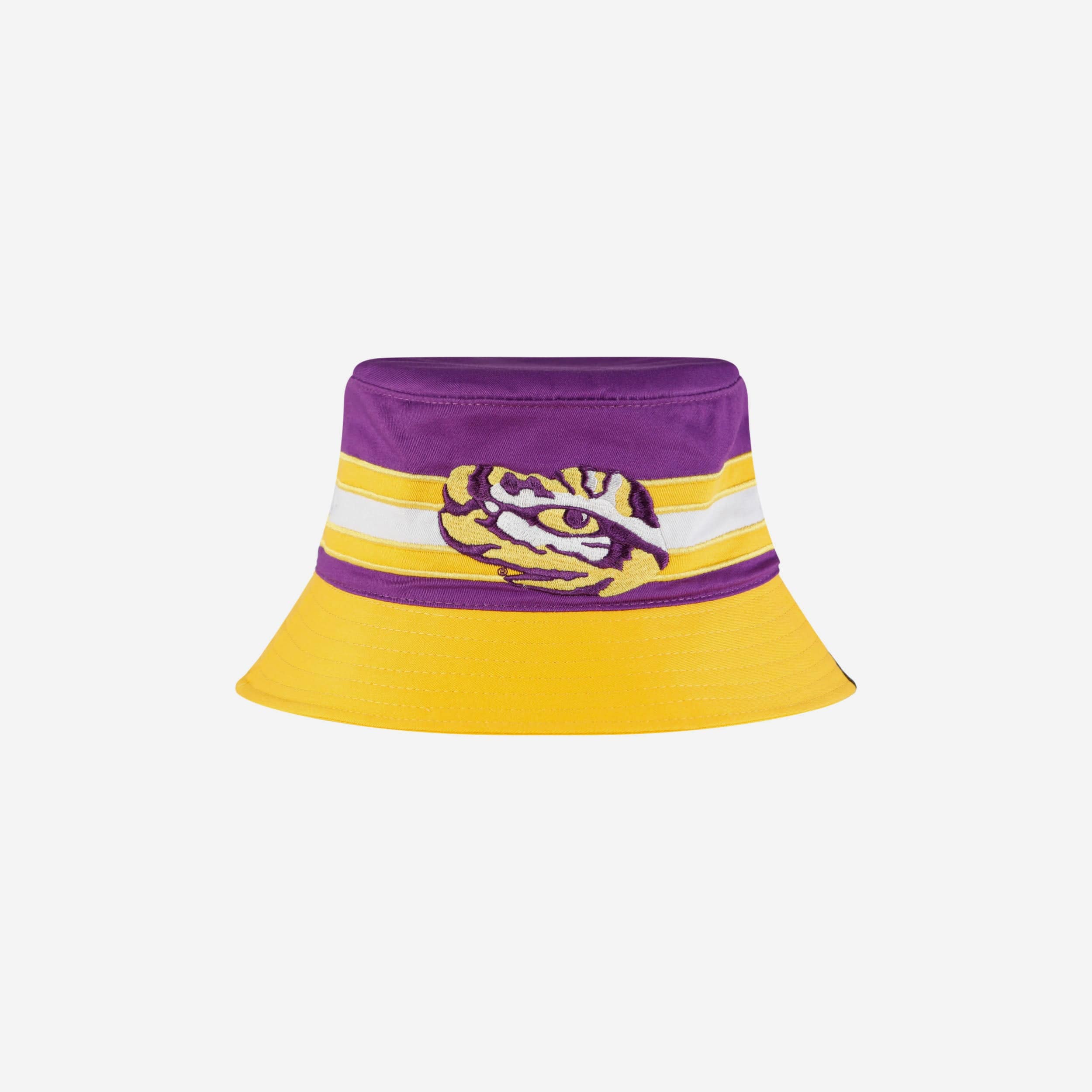 LSU Tigers Team Stripe Bucket Hat FOCO