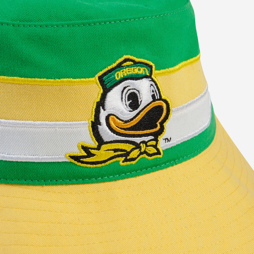 Oregon Ducks Team Stripe Bucket Hat FOCO