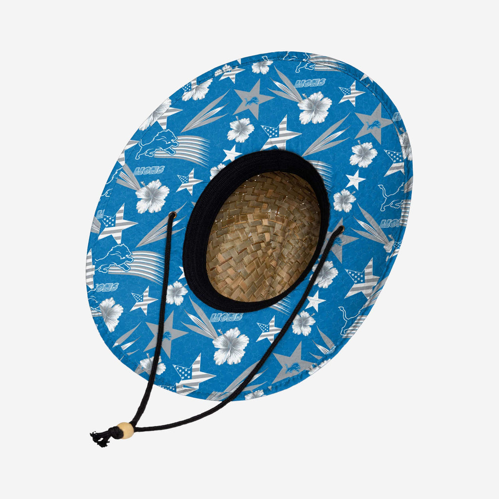 Detroit Lions Americana Straw Hat FOCO