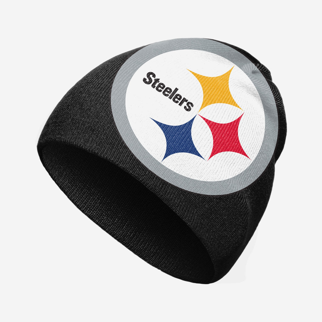 Pittsburgh Steelers Big Logo Skullcap Beanie FOCO