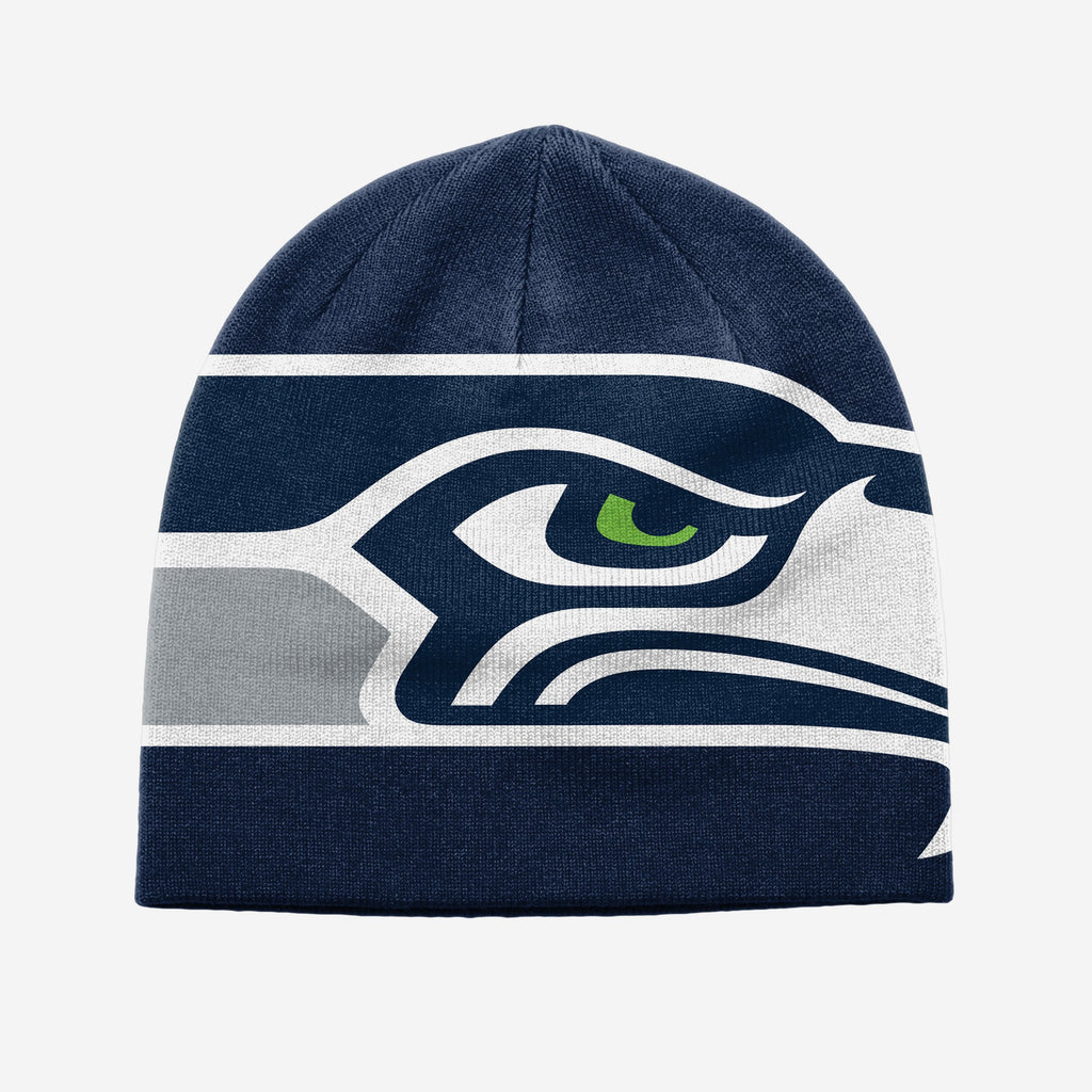 Seattle Seahawks Big Logo Skullcap Beanie FOCO