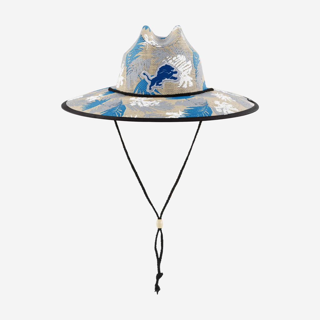 Detroit Lions Floral Printed Straw Hat FOCO