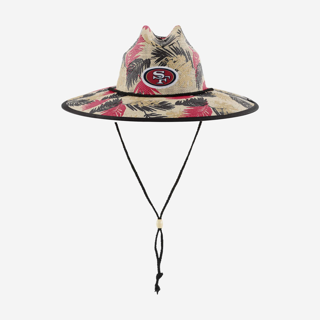 San Francisco 49ers Floral Printed Straw Hat FOCO