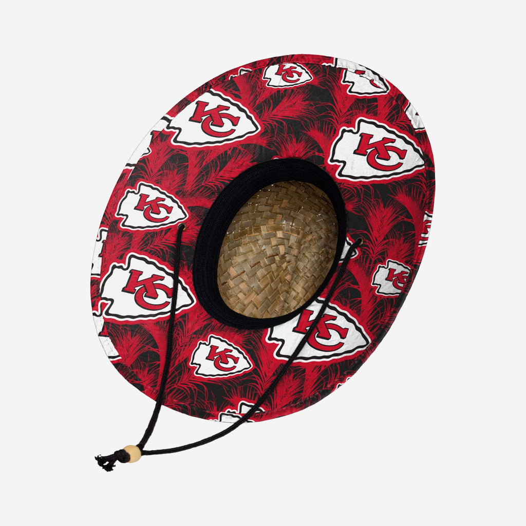 Kansas City Chiefs Floral Straw Hat FOCO