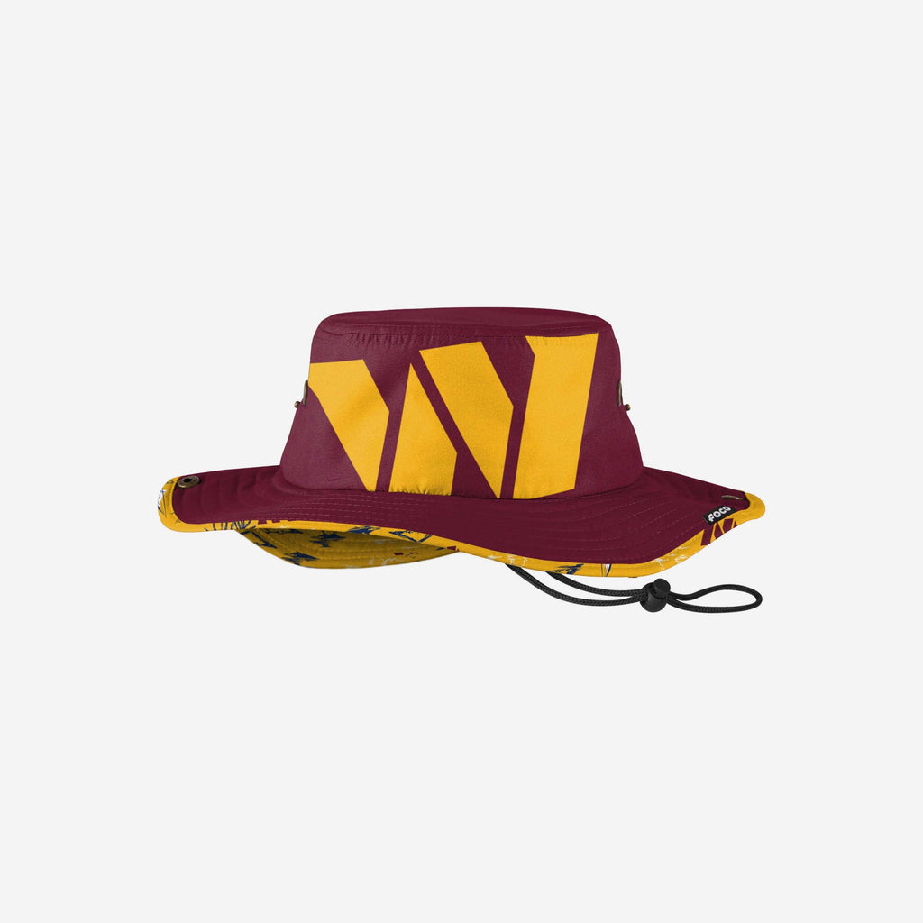 Washington Commanders Cropped Big Logo Hybrid Boonie Hat FOCO