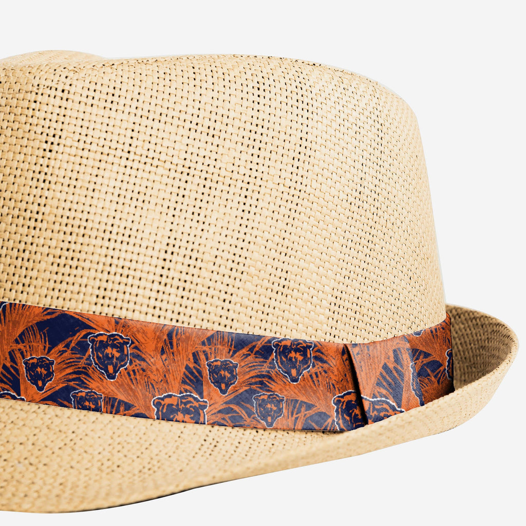 Chicago Bears Trilby Straw Hat FOCO