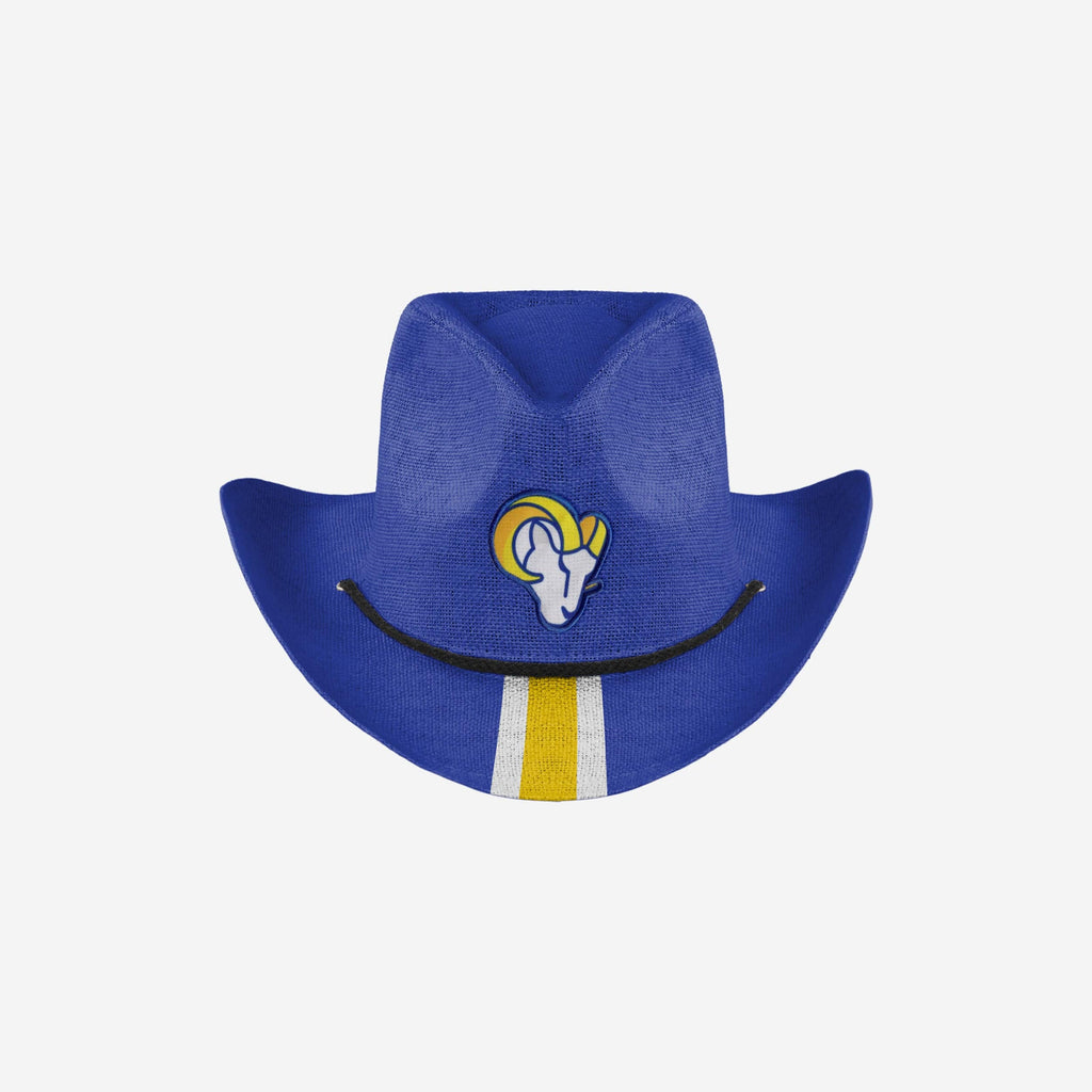 Los Angeles Rams Team Stripe Cowboy Hat FOCO
