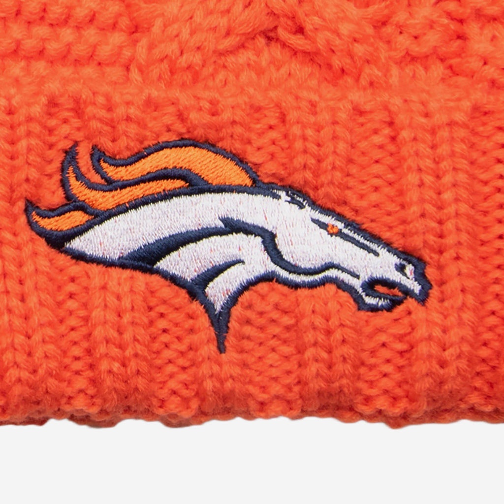 Denver Broncos Womens Da Pom Beanie FOCO