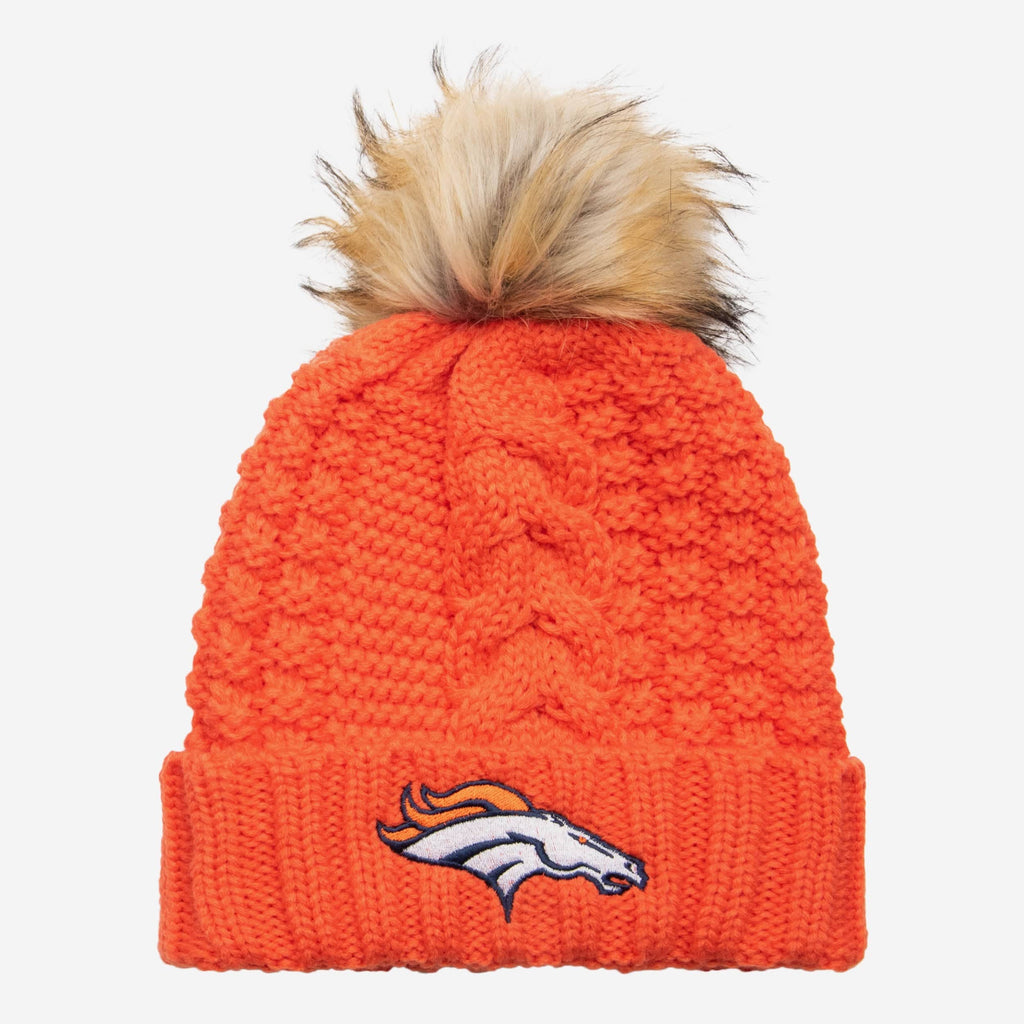 Denver Broncos Womens Da Pom Beanie FOCO