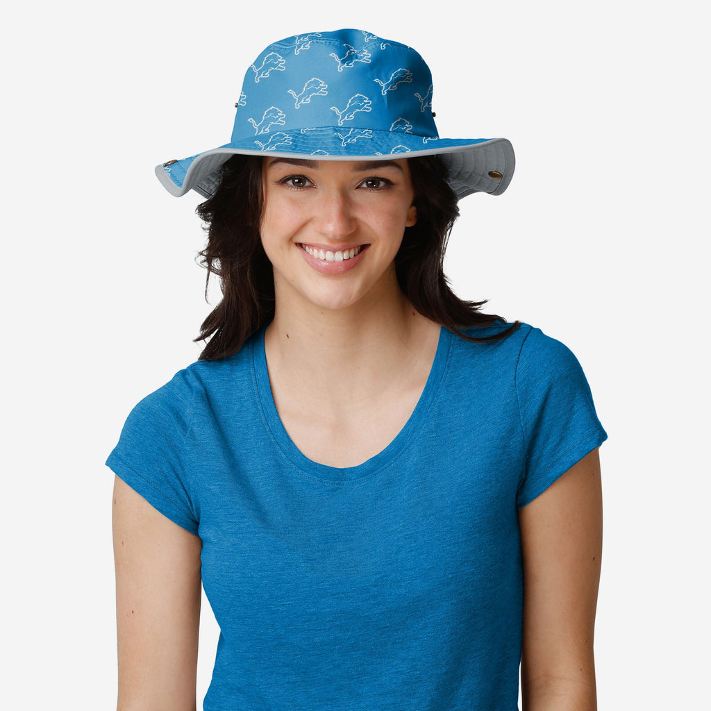 Detroit Lions Womens Mini Print Hybrid Boonie Hat FOCO
