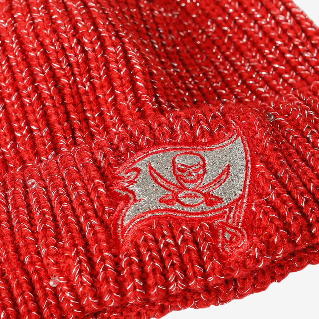 Tampa Bay Buccaneers Womens Glitter Knit Light Up Beanie FOCO
