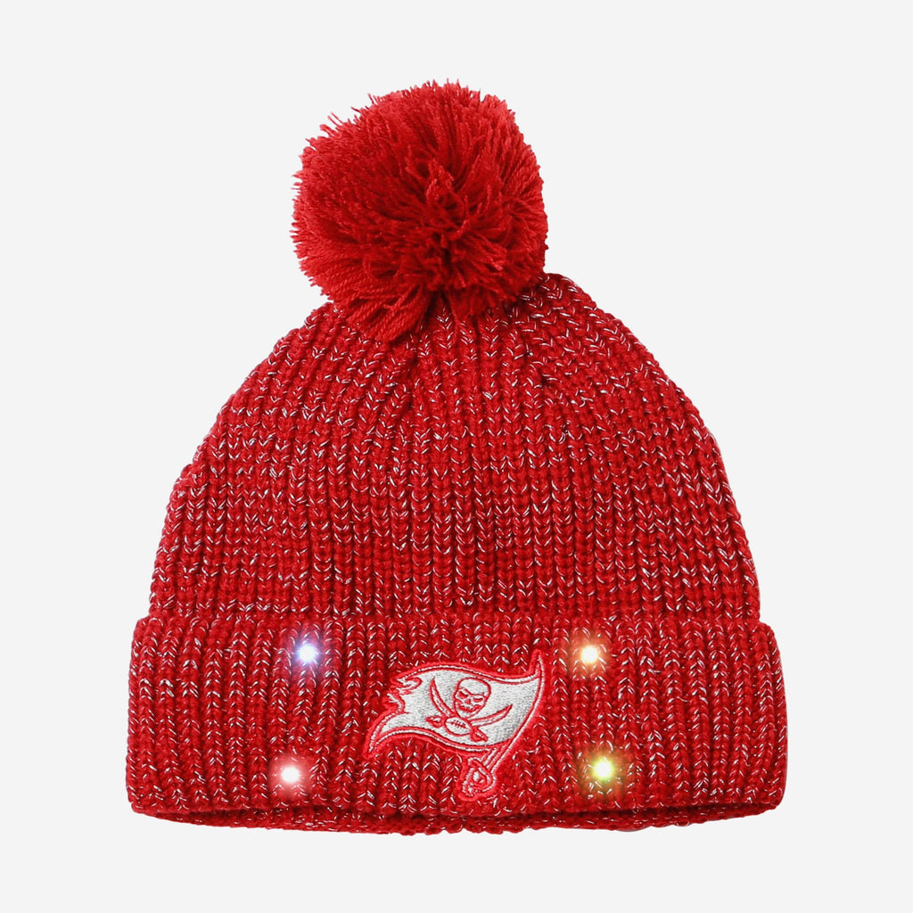 Tampa Bay Buccaneers Womens Glitter Knit Light Up Beanie FOCO