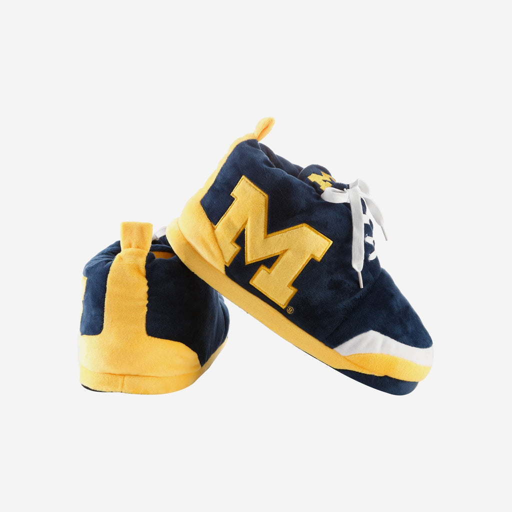 Michigan Wolverines Plush Sneaker Slipper FOCO