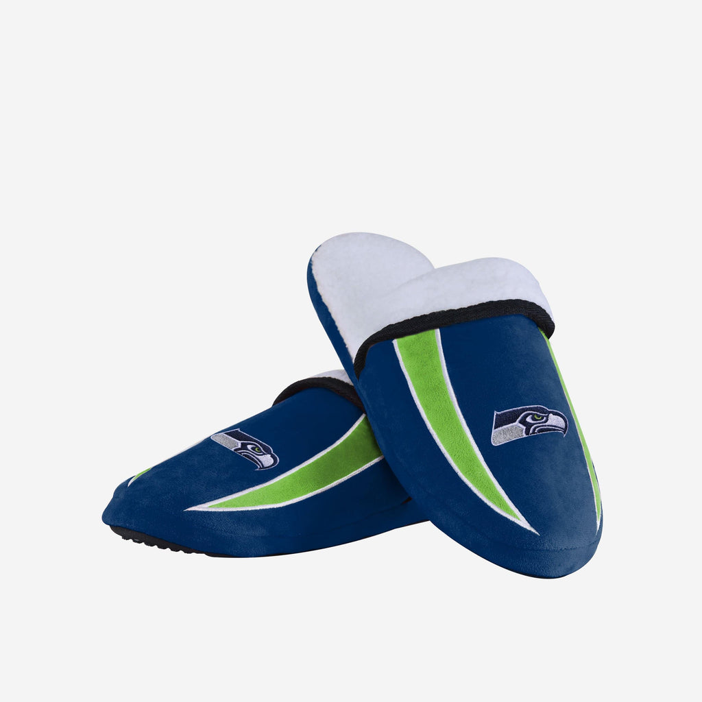 Seattle Seahawks Sherpa Slide Slipper FOCO
