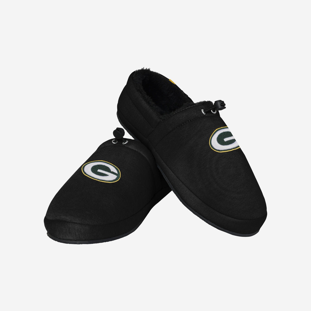 Green Bay Packers Big Logo Athletic Moccasin Slipper FOCO